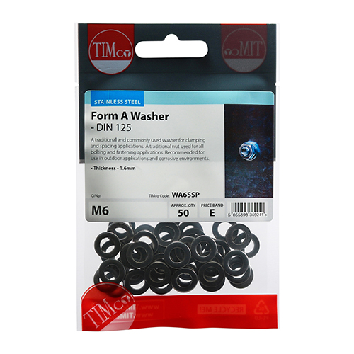 TIMCO | Form A Washers - Stainless Steel