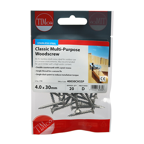 TIMCO | Classic Multi-Purpose Screws - PZ - Double Countersunk ...
