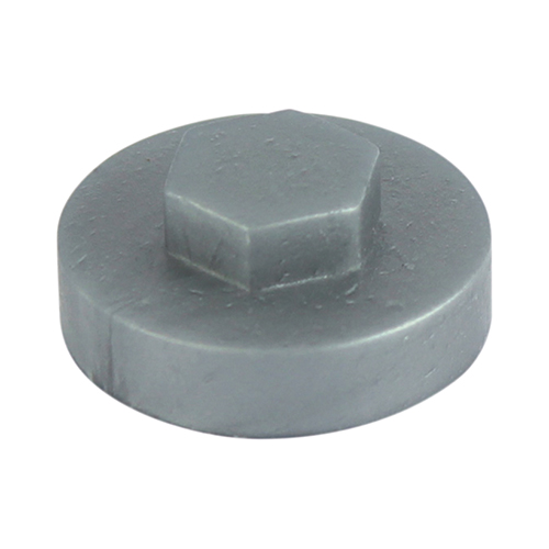 TIMCO | Hex Head Cover Caps - Dark Silver