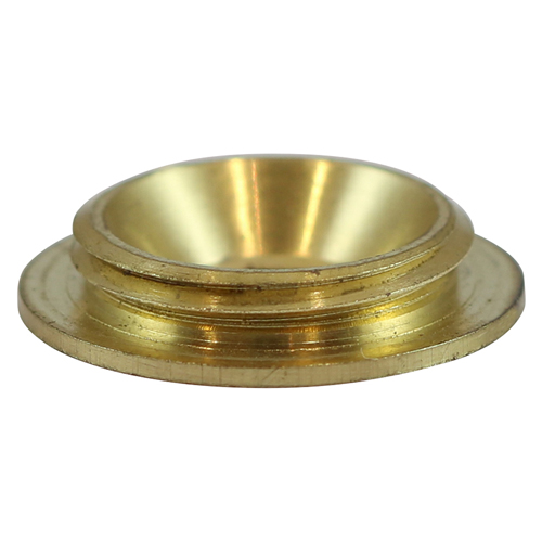 Timco Threaded Screw Caps Solid Brass Satin